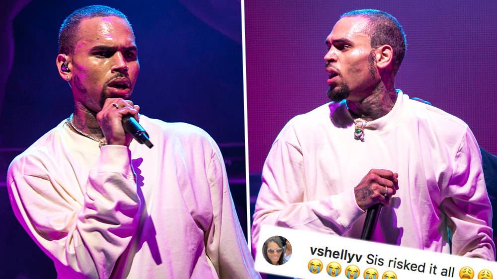 Chris Brown Shocks Fans By Kissing Dancer On Stage During Concert ... Chris Brown Shocks Fans By Kissing Dancer On Stage During Concert ...